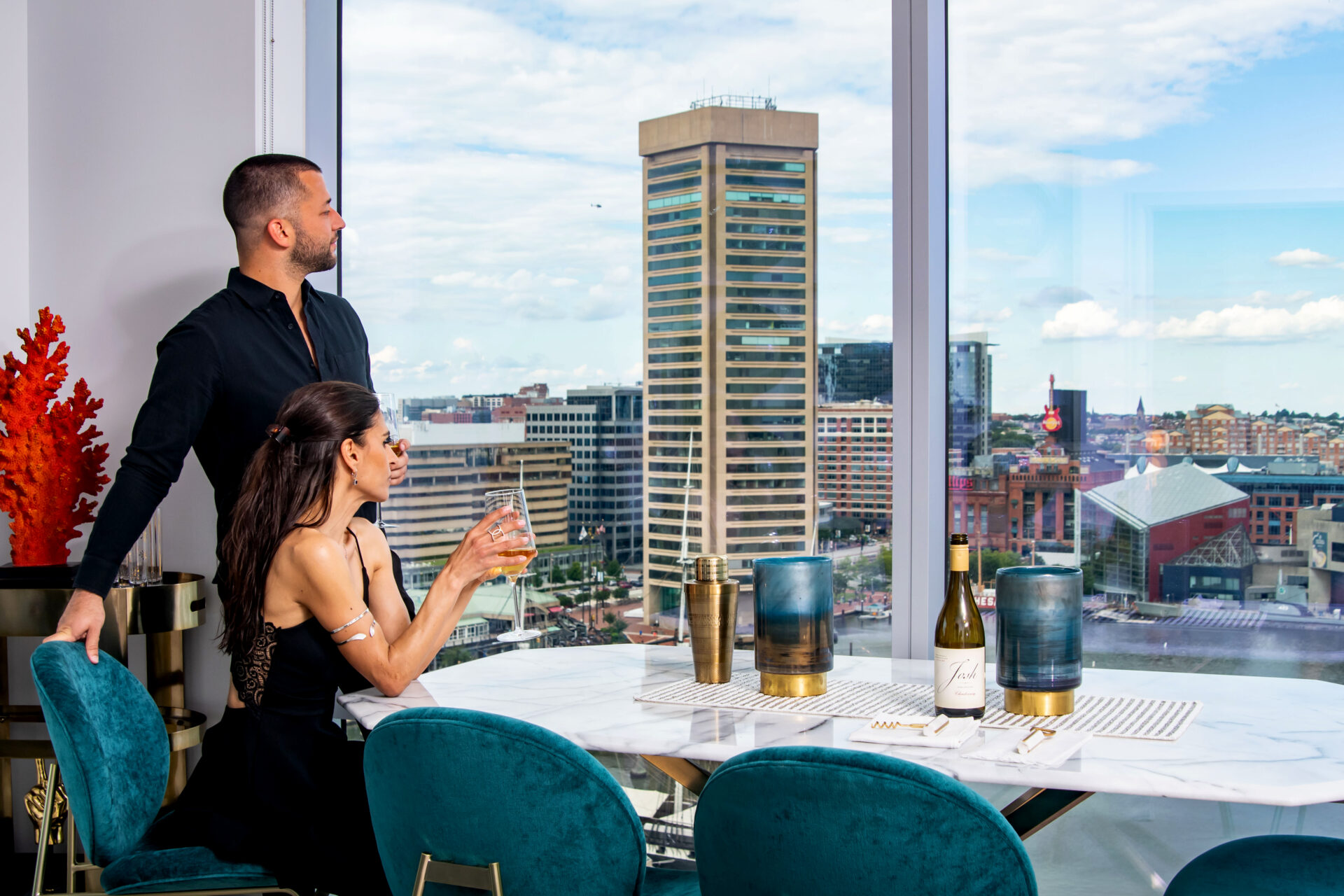 Views From the Top Floors of 44-story ‘414 Light Street’ in the Inner ...